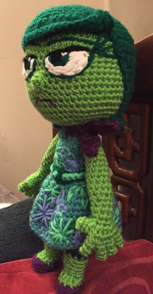 Crocheting Disgust from Inside Out