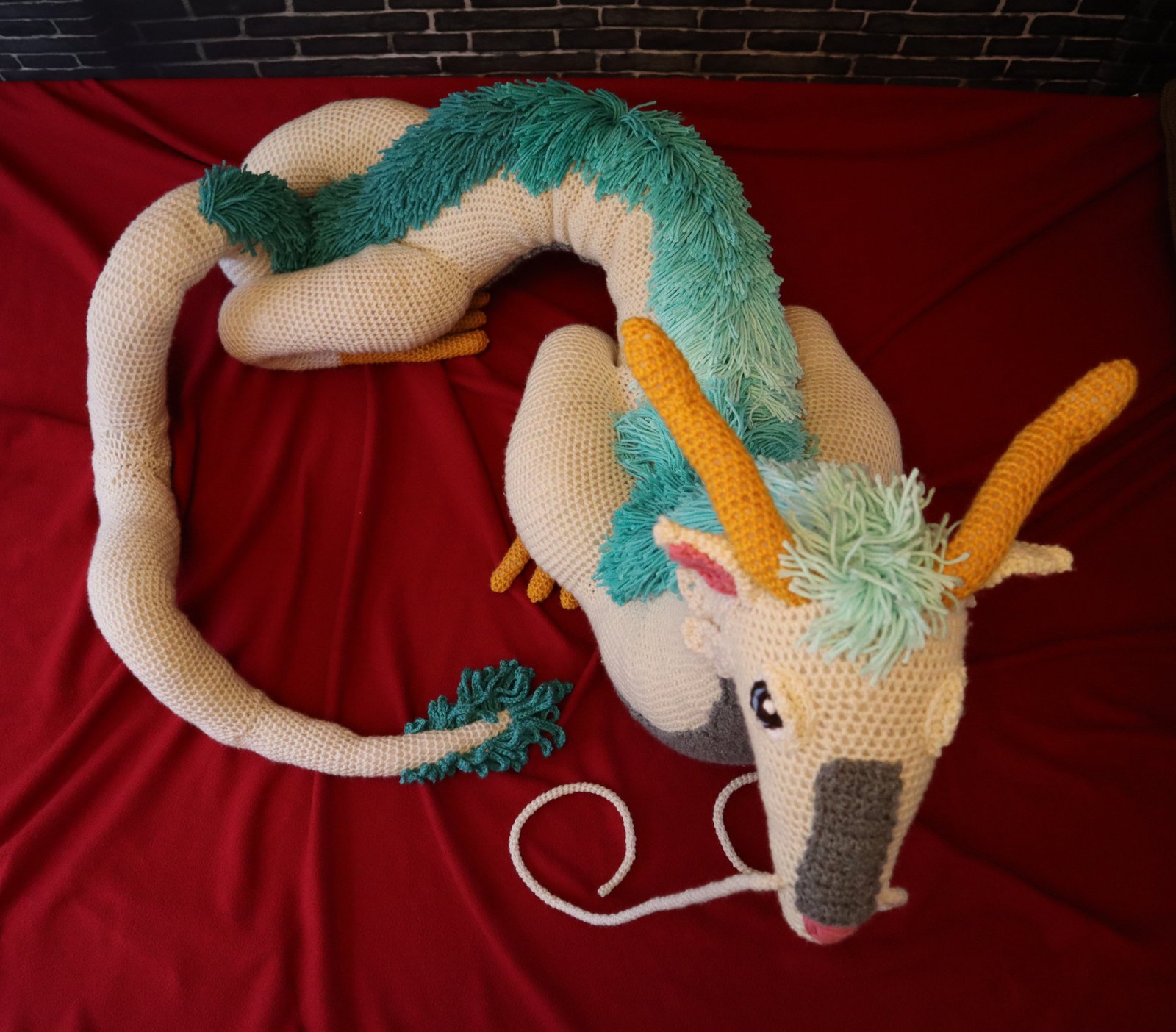 The Largest Crocheted Dragon I Have Ever Made
